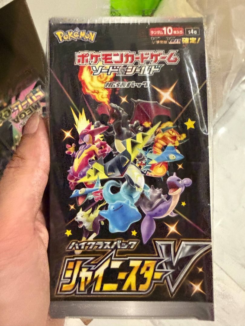 Shiny Star V Booster Box Shrinked Japanese Pokemon, Hobbies & Toys ...