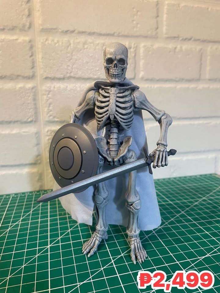 Skeleton Warrior Action Figure with Sword and Shield, Hobbies & Toys ...