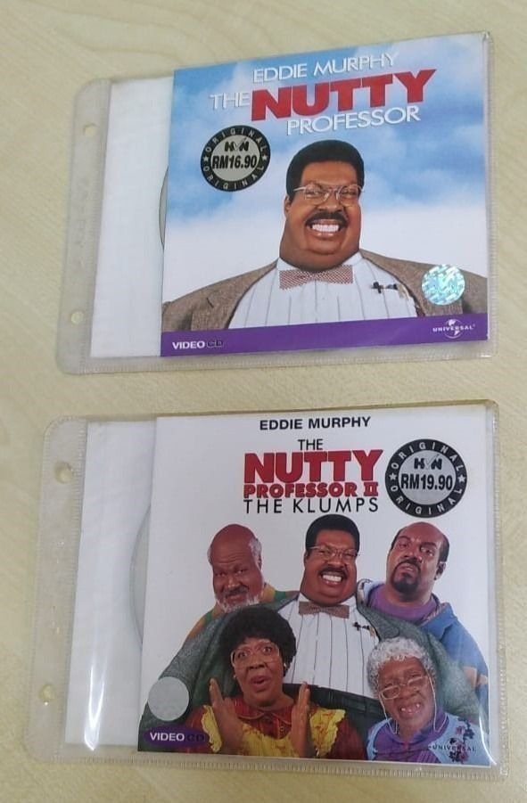 VCD - THE NUTTY PROFESSOR 1 (1996) + NUTTY PROFESSOR II: THE KLUMPS ...
