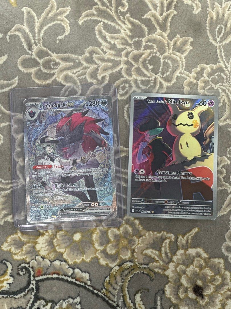 AH Zoroark VSTAR & Team Rocket Mimikyu Pokemon Cards, Hobbies & Toys ...