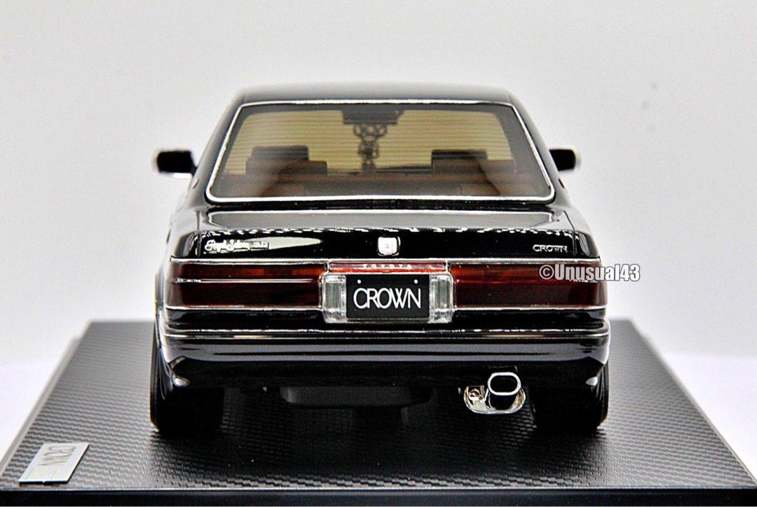 1/18 Ignition Model Toyota Crown Royal Saloon G (130) Black, Hobbies ...