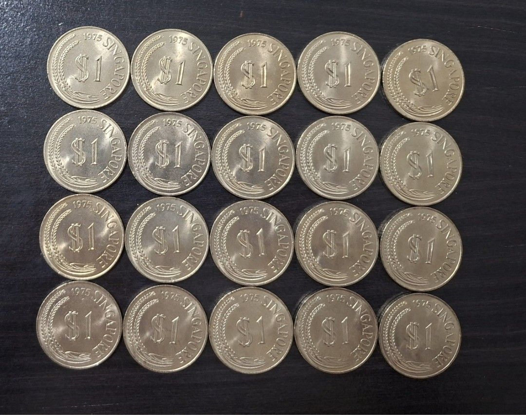 1975 $1 Merlion Coins, Hobbies & Toys, Memorabilia & Collectibles ...