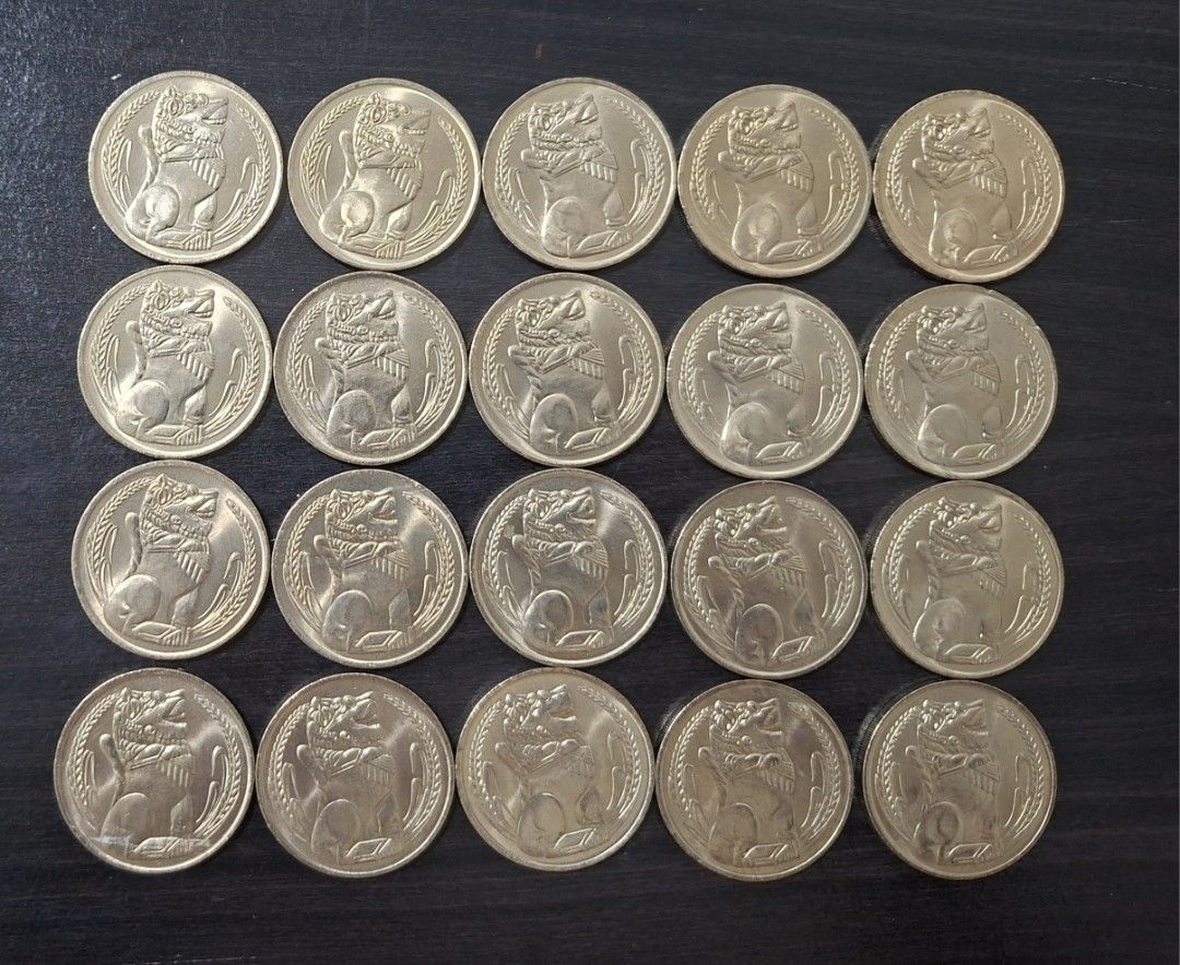 1975 $1 Merlion Coins, Hobbies & Toys, Memorabilia & Collectibles ...