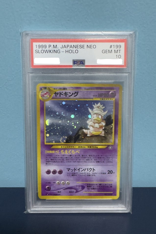 1999 Vintage Japanese Pokemon Neo Slowking Holo PSA 10 With Swirl (POP ...