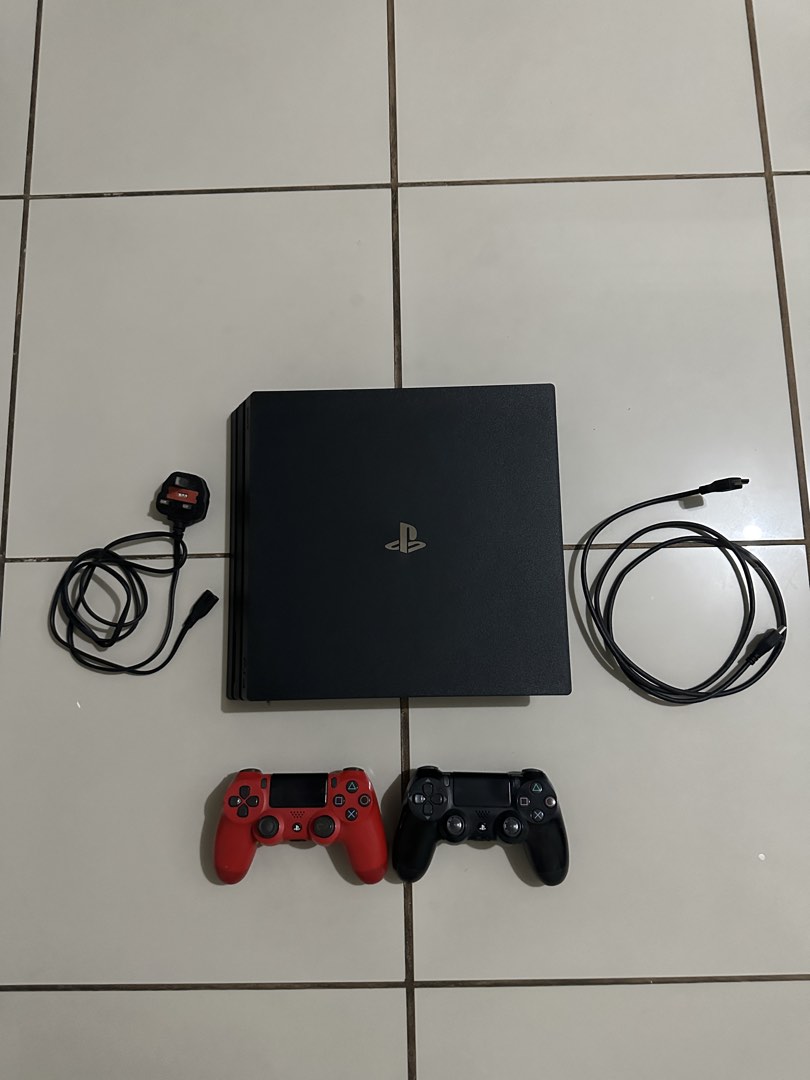 1TB PS4 PRO w/ 2 Controllers, Video Gaming, Video Game Consoles ...