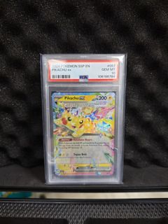 2024 POKEMON SSP EN-SURGING SPARKS #219 PIKACHU EX ULTRA RARE PSA 10 ...