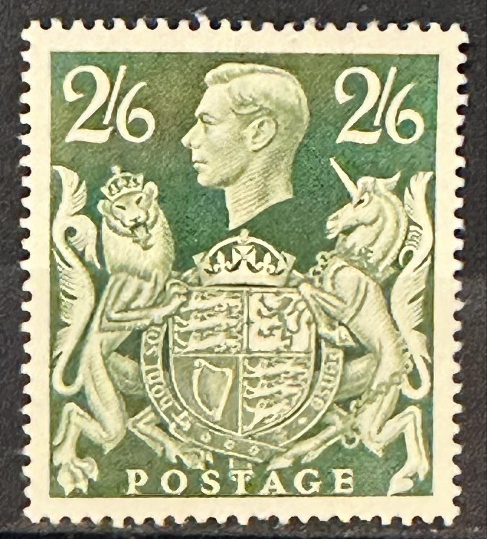 2/6 Postage Stamp - King George VI - Green #joel, Hobbies & Toys ...