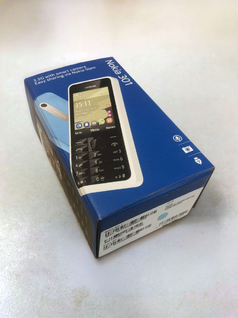 港行手機 Nokia 301 smartphone 3.5G with smart camera, 手提電話, 手機, 其他手機 ...