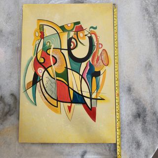 Abstract Acrylic Painting on Canvas, Hobbies & Toys, Art & Prints on ...