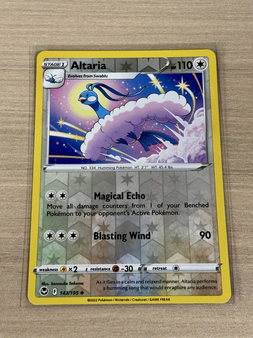 Altaria Pokemon Card 143/195 - Holo Rare, Hobbies & Toys, Toys & Games ...