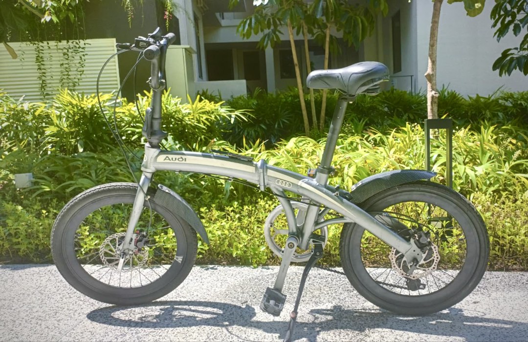 Audi Folding Bicycle With Hydraulic Disc Brakes, Sports Equipment ...
