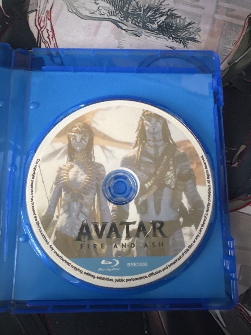 Avatar Fire and Ash Blu-Ray Disc (China Burned), Hobbies & Toys, Music ...