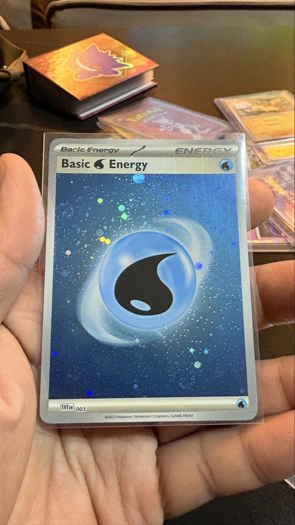 Basic Water Energy pokemon Card - SVEH 003, Hobbies & Toys, Toys ...