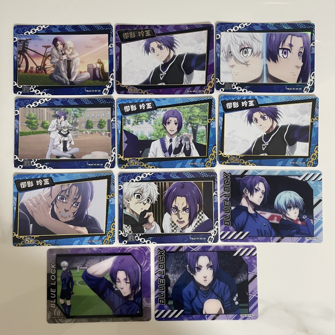Bluelock Mikage Reo cards & badge set, Hobbies & Toys, Memorabilia ...