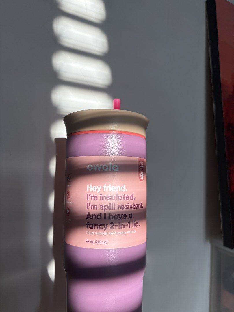 BN Owala 24oz Tumbler (Smell the roses), Furniture & Home Living ...