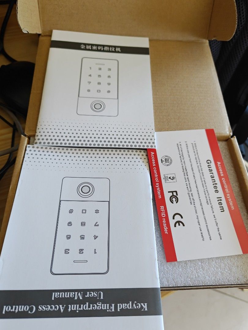 CE VISION Access Control Keypad Fingerprint RFID Reader, Computers ...
