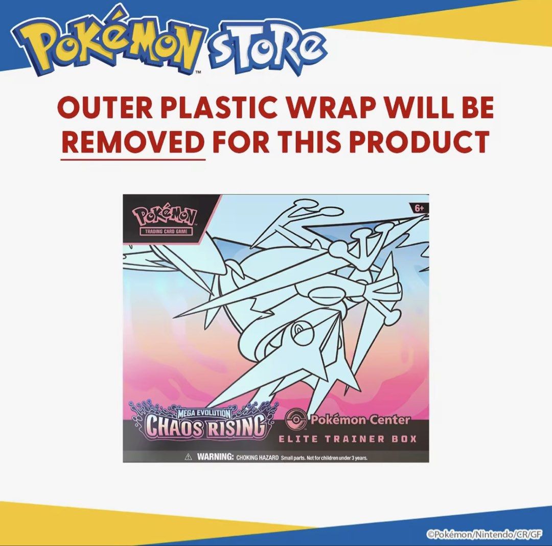 Chaos Rising Pokemon Center ETB, Hobbies & Toys, Toys & Games on Carousell