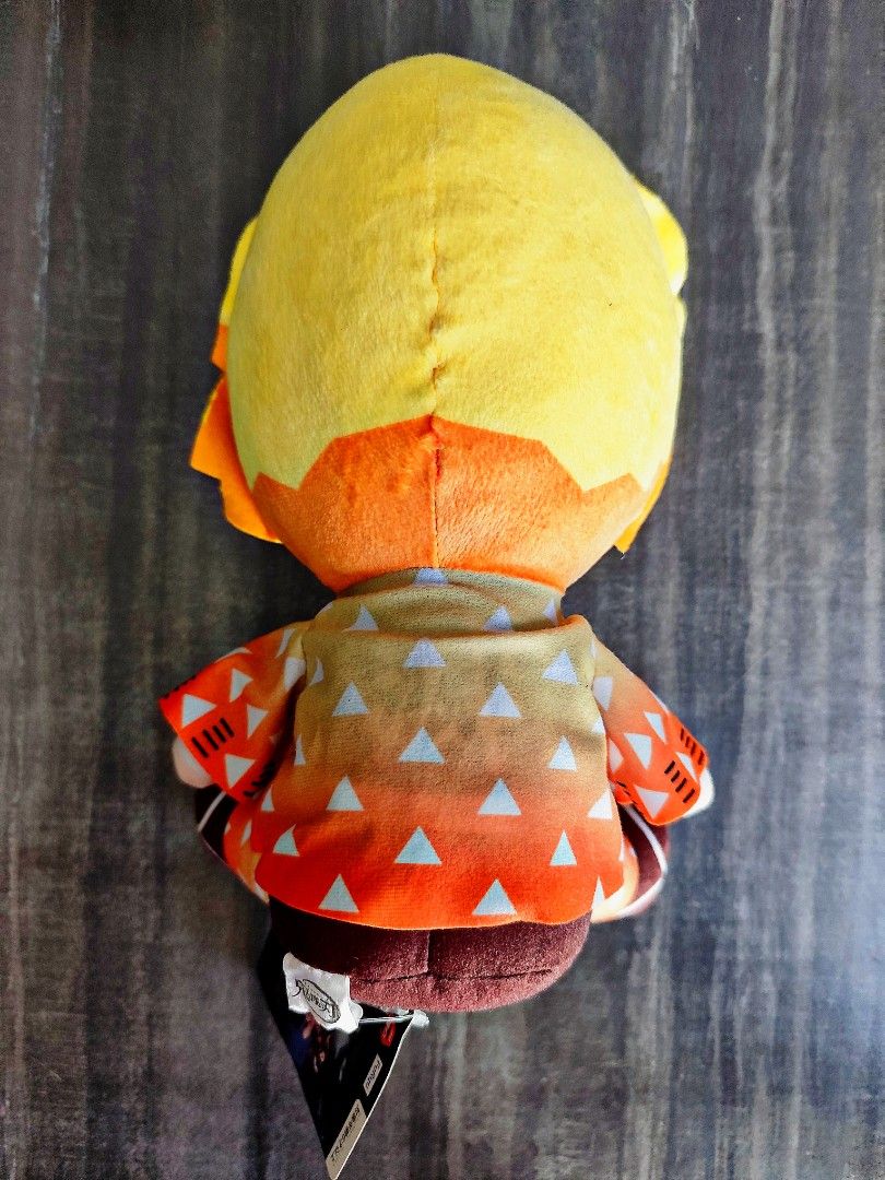 Demon Slayer Zenitsu Agatsuma Plush Toy, Hobbies & Toys, Toys & Games ...