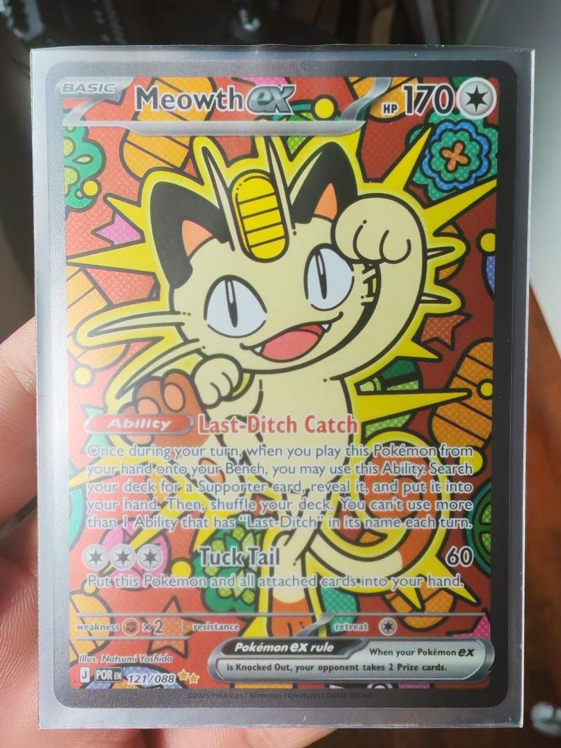 English Meowth EX SIR perfect order Pokemon Card, Hobbies & Toys, Toys ...