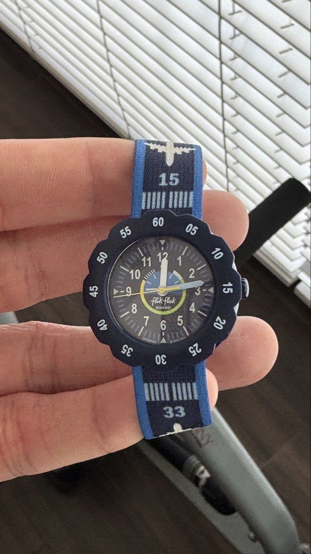 Flik Flak Swiss Made Kids Watch - Airplane Theme, Babies & Kids, Babies ...