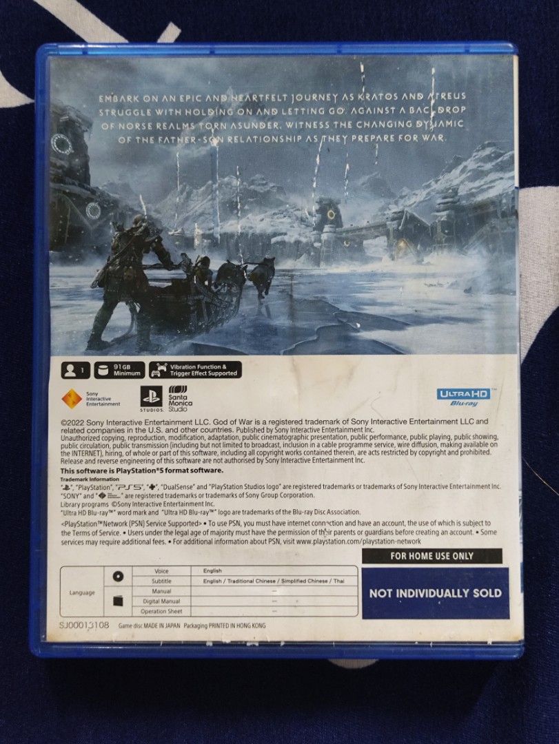 GOW AND GOW RAGNAROK BUNDLE, Video Gaming, Video Games, PlayStation on ...
