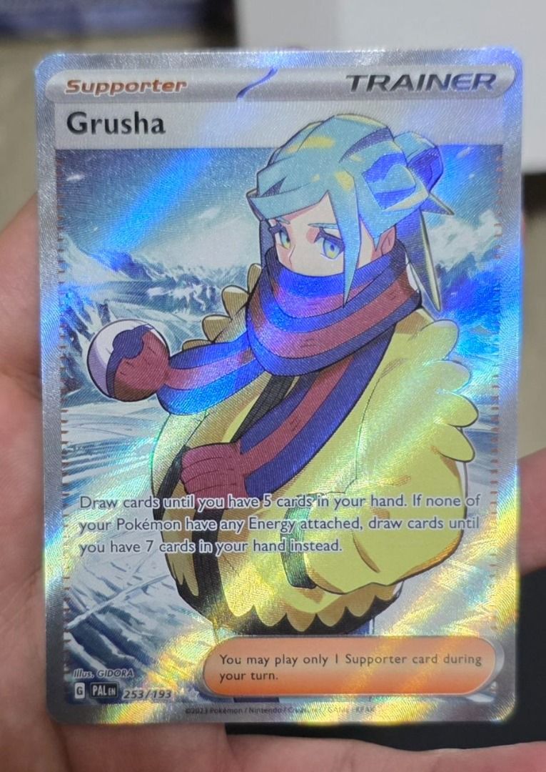 Grusha #253 - Pokemon Paldea Evolved Full Art Trainer (2023) - NM ...