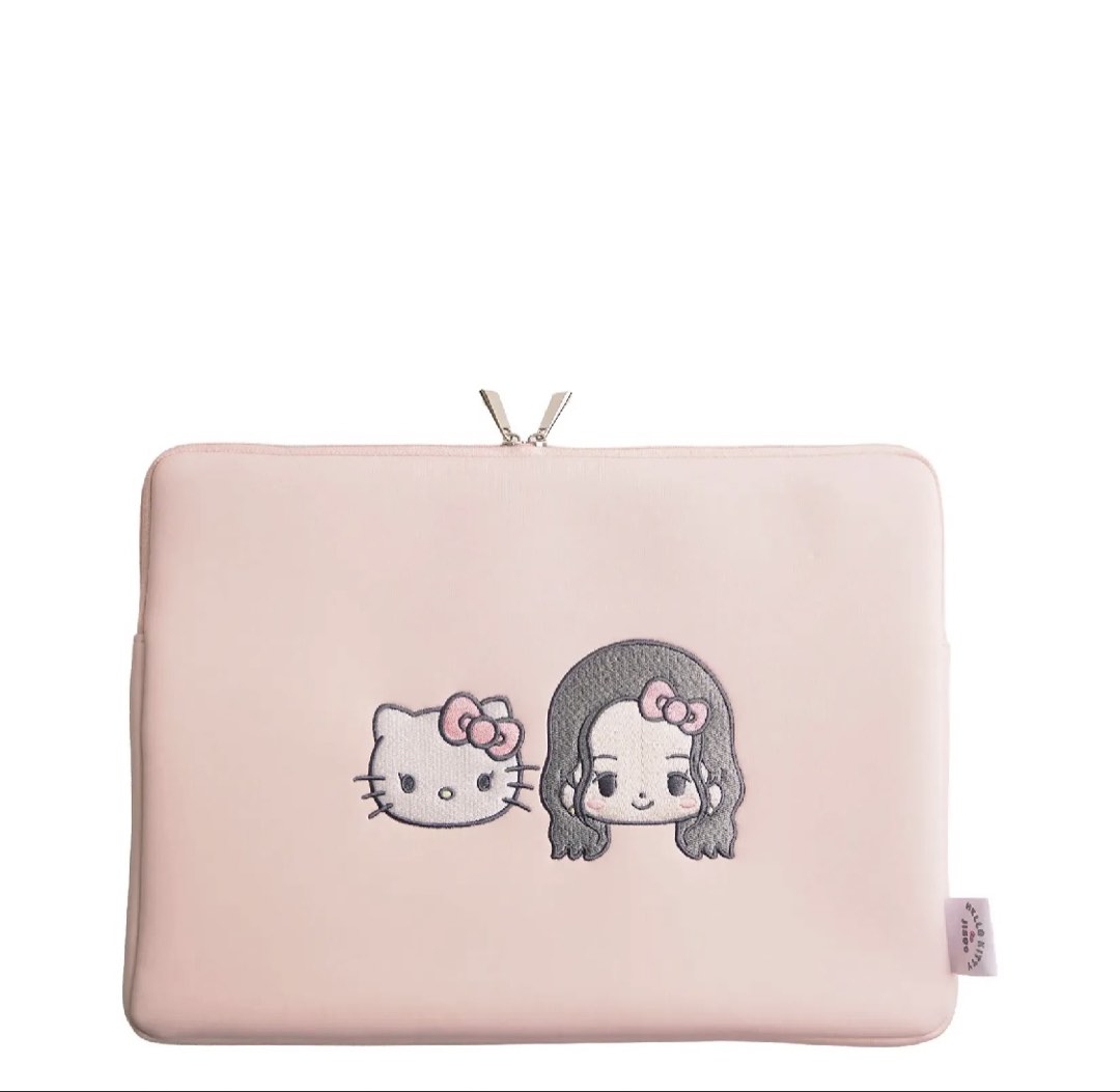 Hello Kitty x JiSoo Pink Laptop Pouch - Korea Authentic, Computers ...