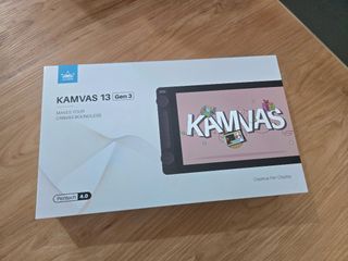 HUION Kamvas 13 LCD Pen Tablet, Model Number: GS1331, Black. Power ...