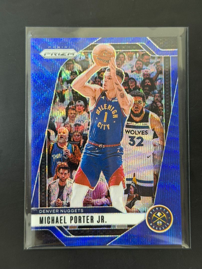 2024 Panini Prizm: Michael Porter Jr. [Wave Blue] #29 115/125, 興趣及遊戲 ...