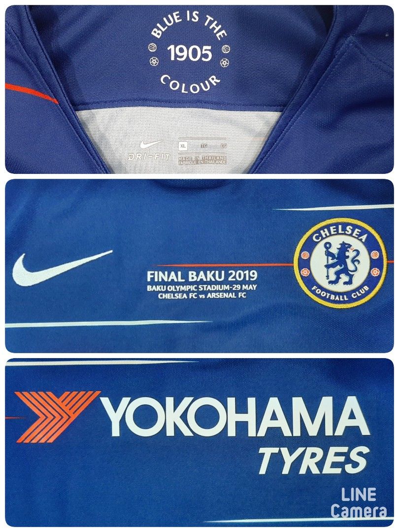 Original CHELSEA Home Kit NIKE Short Sleeve Jersey, Size Extra Large ...