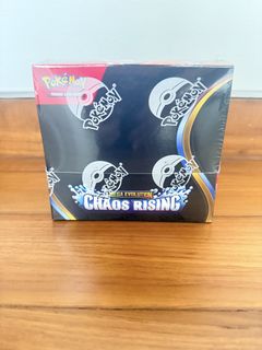 Pokemon Chaos Rising Booster Box, Hobbies & Toys, Toys & Games on Carousell