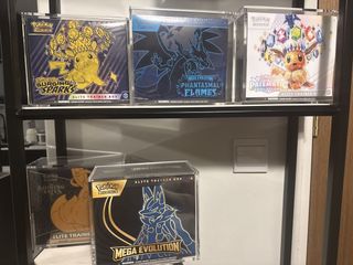 Pokemon Eevee Evolutions Elite Trainer Box, Playmat, and Graded Cards ...