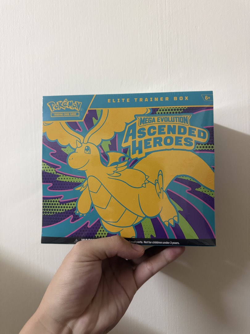 Pokemon TCG Mega Evolution Ascended Heroes Elite Trainer Box, Hobbies ...