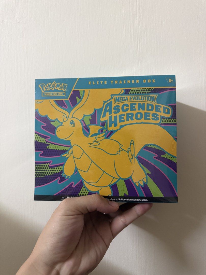 Pokemon TCG Mega Evolution Ascended Heroes Elite Trainer Box, Hobbies ...
