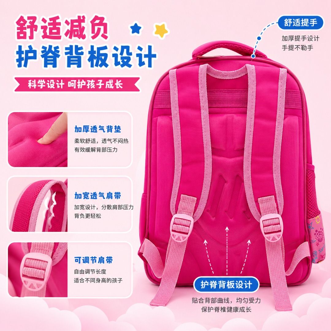 (READY STOCK) Schoolbag Primary School Bag For Boy and Girl Children's ...