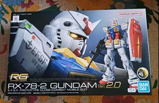 萬代 1/144 RX-78F00/E GUNDAM 模型，靚盒, 興趣及遊戲, 玩具 & 遊戲類 - Carousell