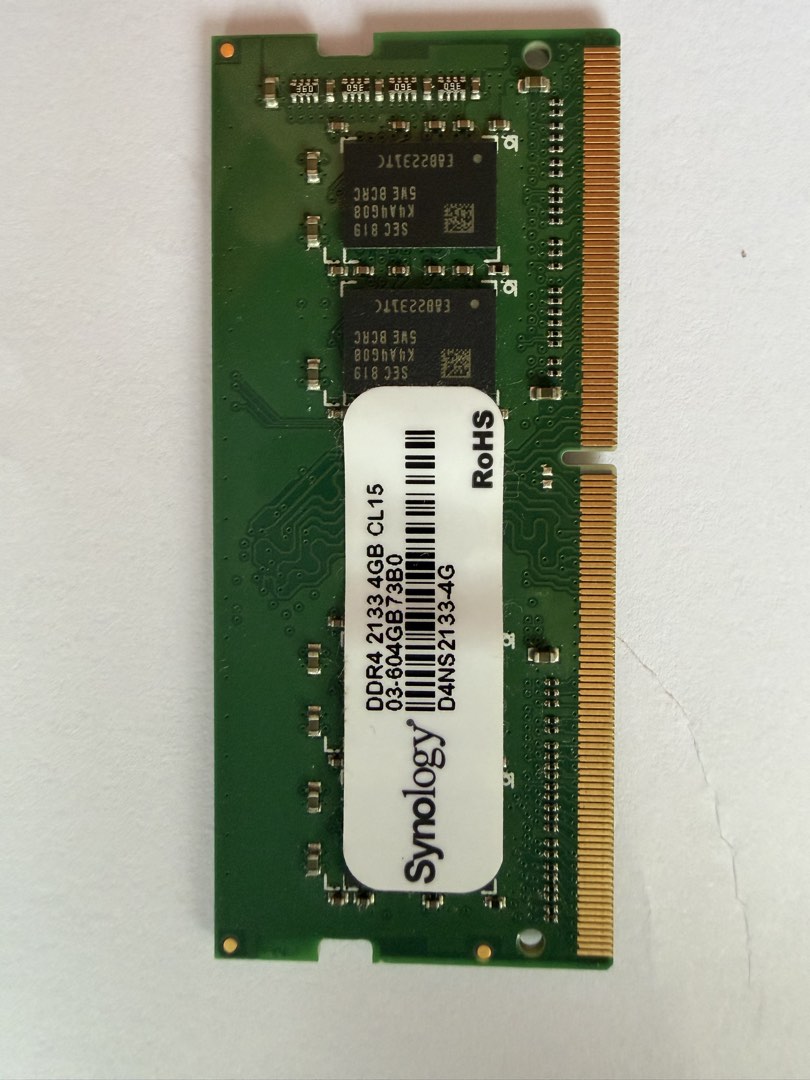 Synology DDR4 2133 4GB RAM, Computers & Tech, Parts & Accessories ...
