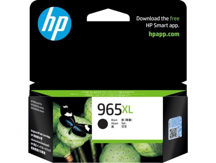 Unused HP 965XL Original Ink Cartridge - Black, Cyan, Magenta, Yellow ...