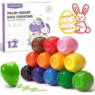 Egg Shaped Crayons - Set of 6, Hobbies & Toys, Stationery & Craft ...