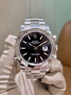 New 05/26 Rolex Datejust 41 Blue stick dial, jubilee bracelet DJ 41 ...