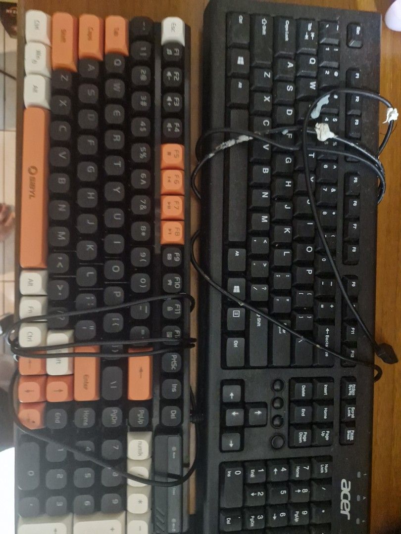 Acer Wired Keyboard and JHYL Wired Keyboard, Computers & Tech, Parts ...