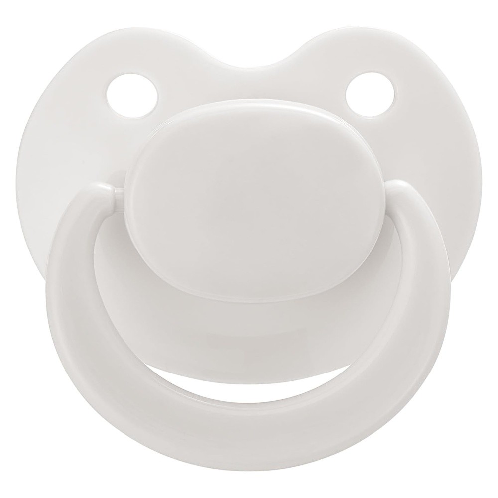Adult Sized Pacifier Bigshield : Replacement Silicone Big Teat White ...