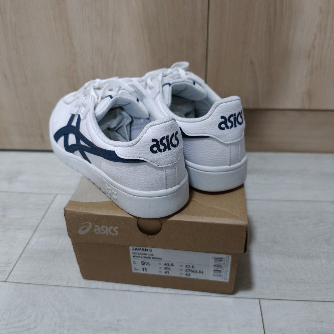 Asics Japan S White-Raw indigo Sneakers, Women's Fashion, Footwear ...