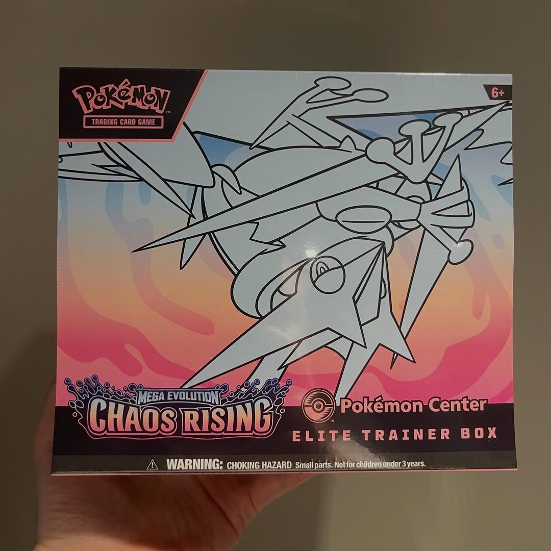 Chaos Rising Pokemon Center ETB, Hobbies & Toys, Toys & Games on Carousell