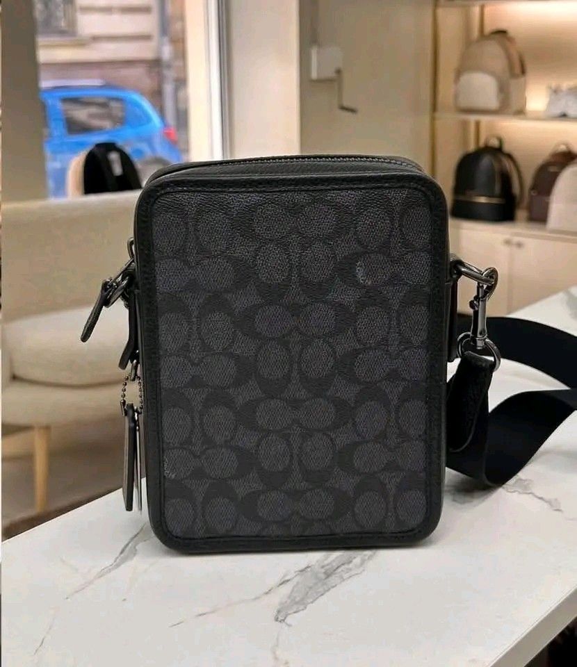 Coach Sullivan Crossbody in Signature Canvas, Men's Fashion, Bags ...