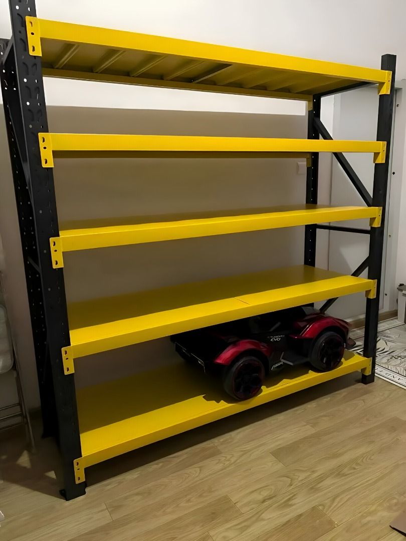 Heavy-Duty Pallet Shelves - 150kg Load, Beam-Type Racks for Warehouse ...