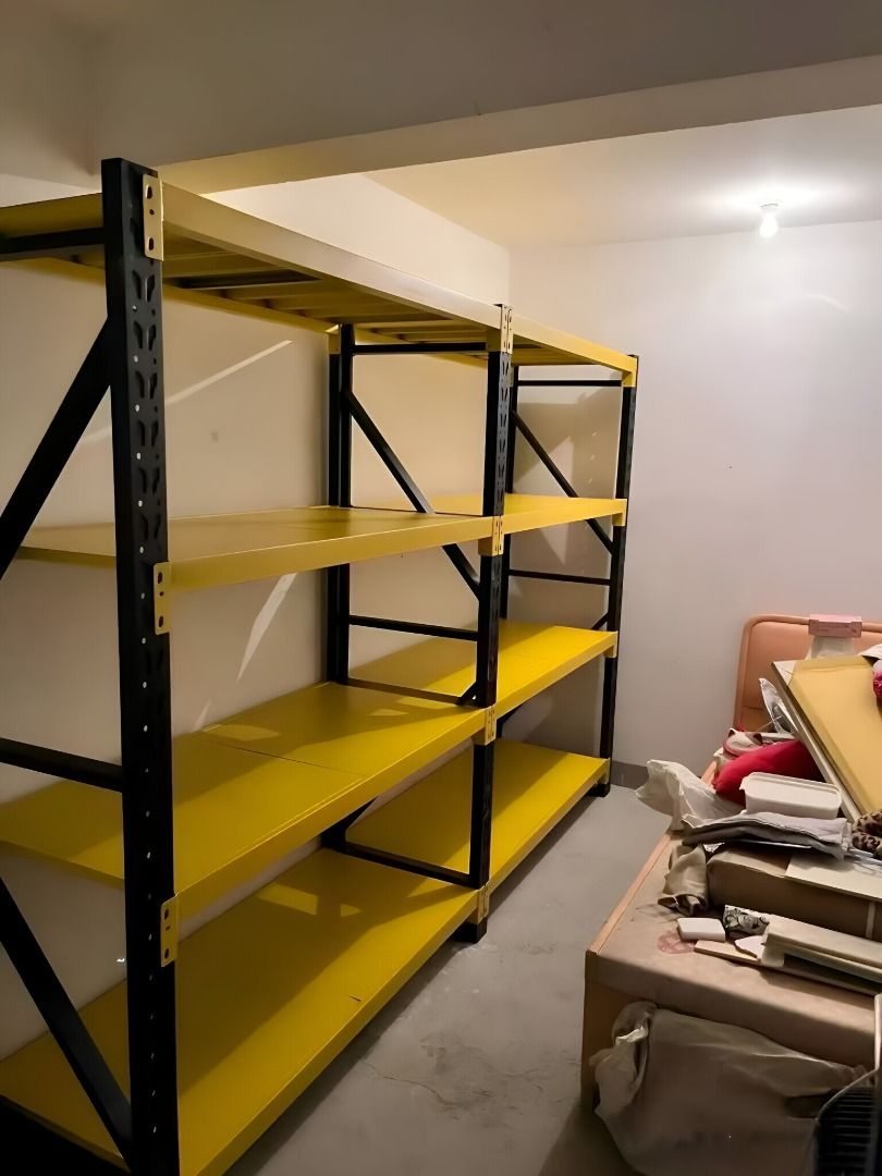 Heavy-Duty Pallet Shelves - 150kg Load, Beam-Type Racks for Warehouse ...