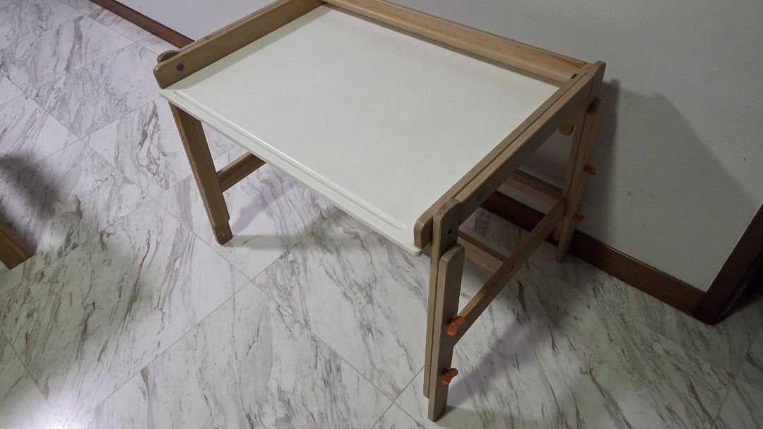 IKEA children study desk with adjustable height., Furniture & Home ...
