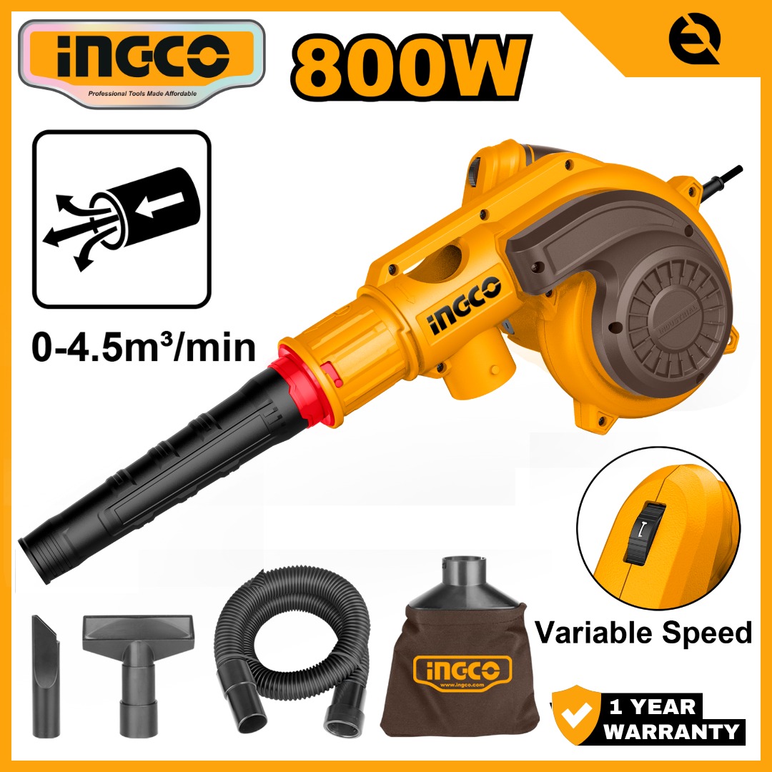 INGCO 800W ASPIRATOR BLOWER | AB8038, Furniture & Home Living, Home ...