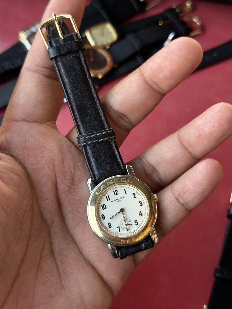 Lancel paris men size, Men's Fashion, Watches & Accessories, Watches on ...